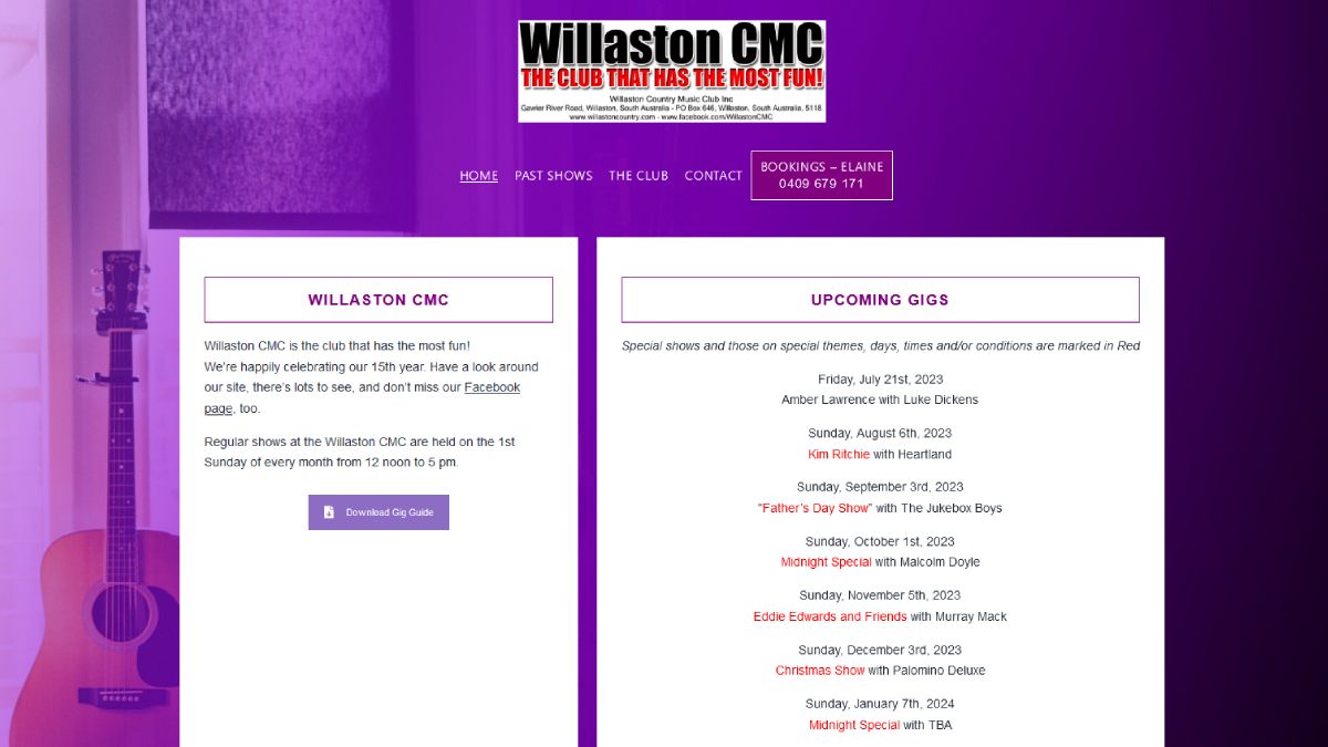 Willaston CMC Sponsors - Willaston Country Music Club